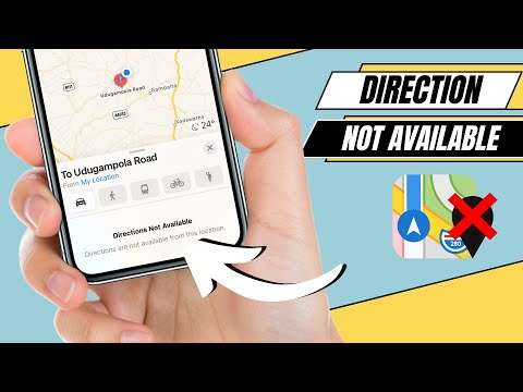 How To Fix Directions not Available on iPhone Maps | iPhone Map Direction Issues