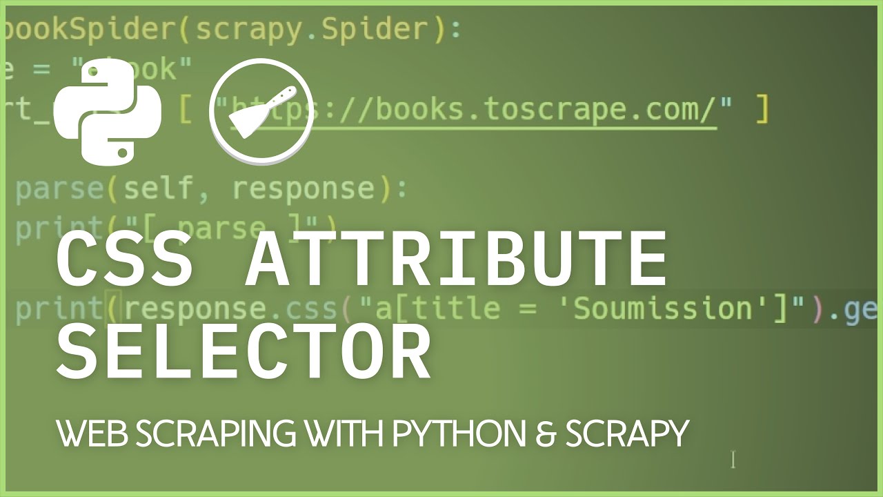 Scrapy CSS Selectors - Selecting elements by attribute value
