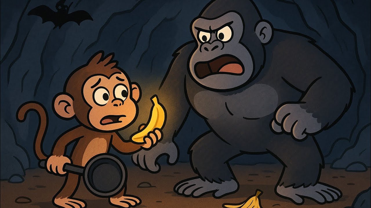 Smart Monkey and Strong Gorilla | Kids Story | Kids Bedtime Stories