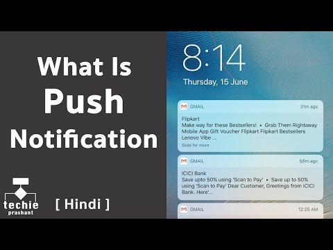 What Is Push Notification? Push Notification Explained. Techie Prashant | HINDI