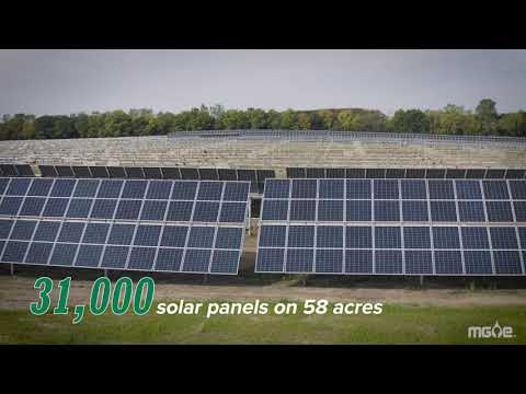 Solar Array at Dane County Airport Powers Up