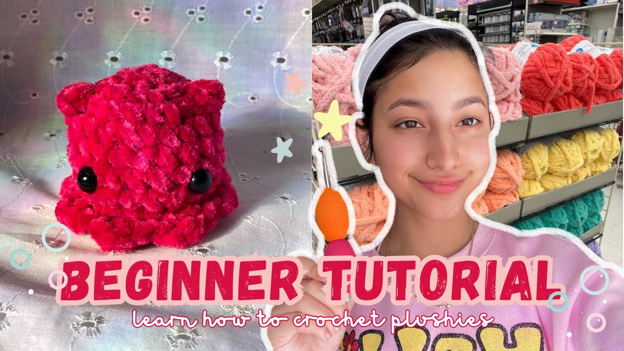 Learn how to crochet your first plushie! 🐙🫧l dumbo octopus tutorial in real time