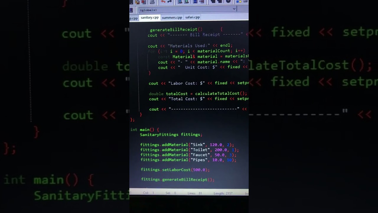 sanitary c++#codingninja #coders #coderstokyo #codinglife #codelife #codemasters #code #coding