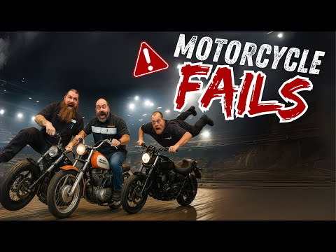 Motorcycle Fails Compilation – Harley Techs React to Bike Crashes & Wipeouts