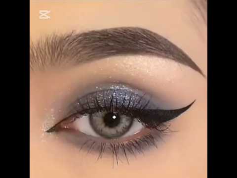 Blue Gray Smokey Eye Makeup Tutorial