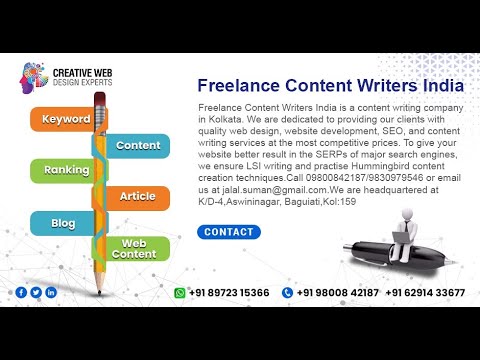 Freelance Content Writers India