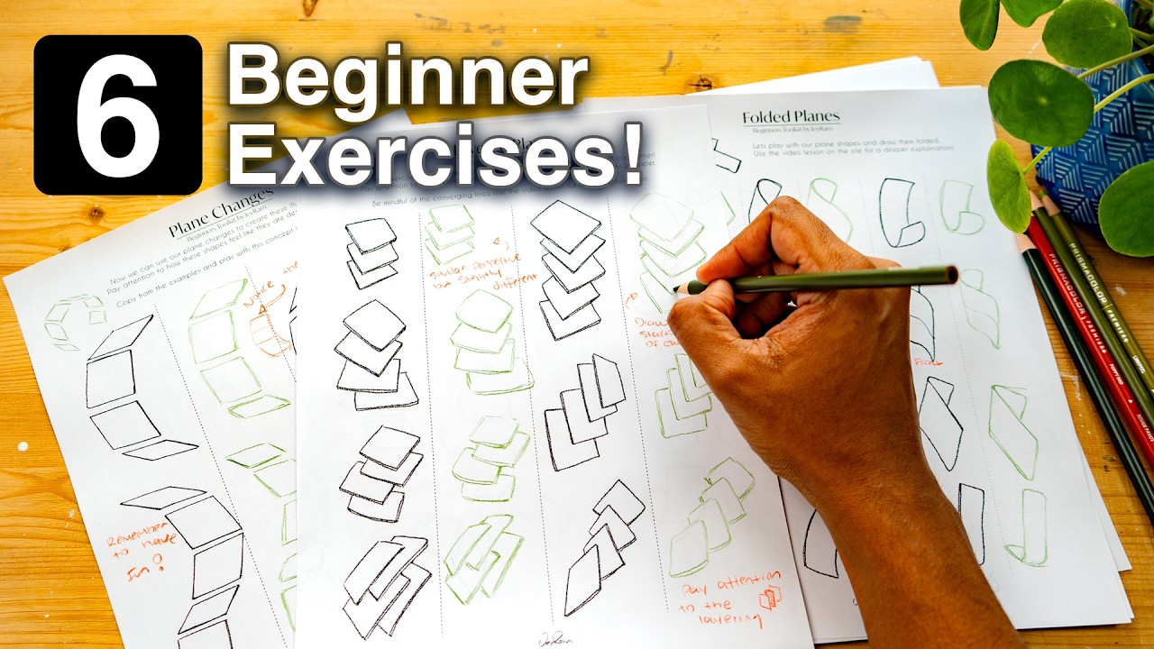 6 Beginner Drawing Exercises to Improve Quickly!