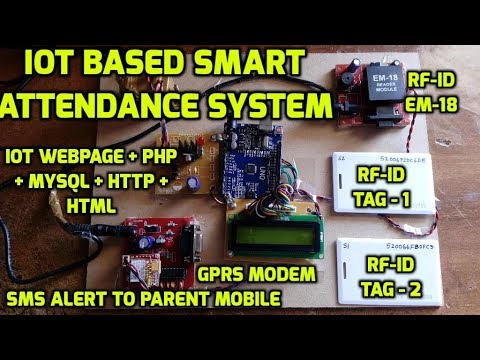 IoT Based Smart Attendance System | Attendance System Based On RFID Project Using IOT ...