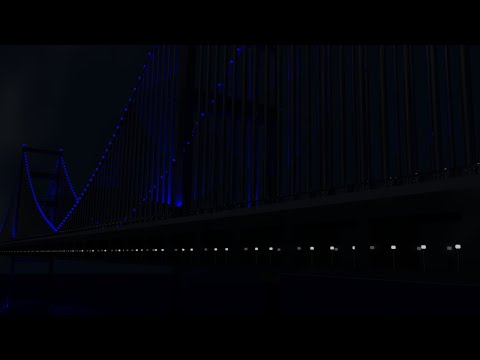 Suspension Bridge 3D model