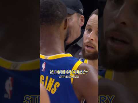 Stephen Curry, at the buzzer. HOW!? | #shorts
