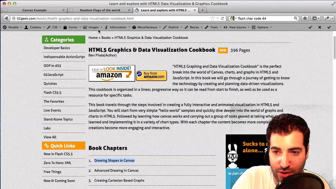 HTML5 Graphing and Data visualization Chapter 1