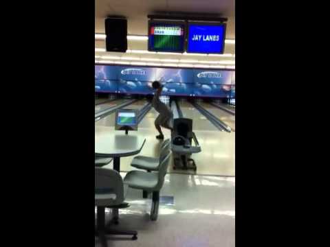 Jason bowling at jay lanes