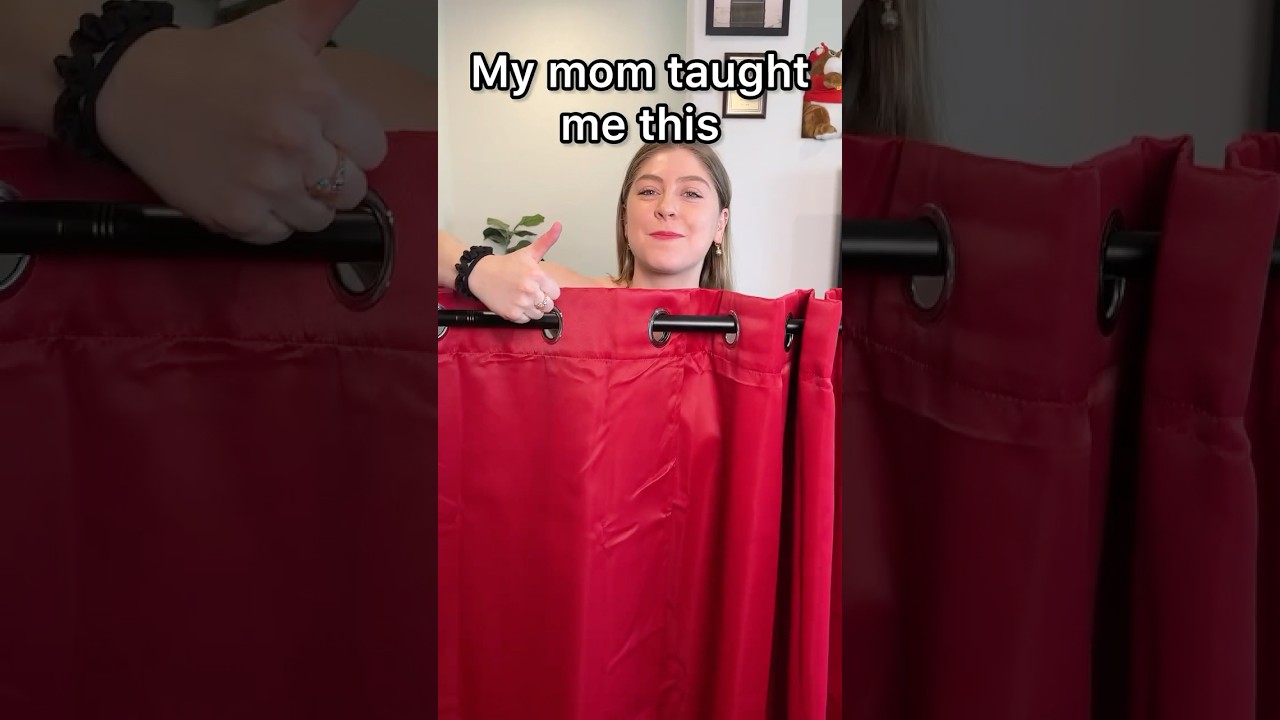 Curtain Hack You NEED to Try! Elegant Look in Seconds ✨🏡#shorts #usa