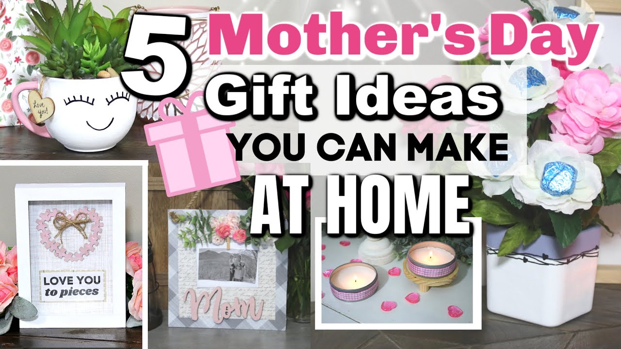🎀 DIY MOTHER'S DAY GIFTS YOU CAN MAKE AT HOME | 5 Dollar Tree DIY Mother's Day Gift Ideas 2020