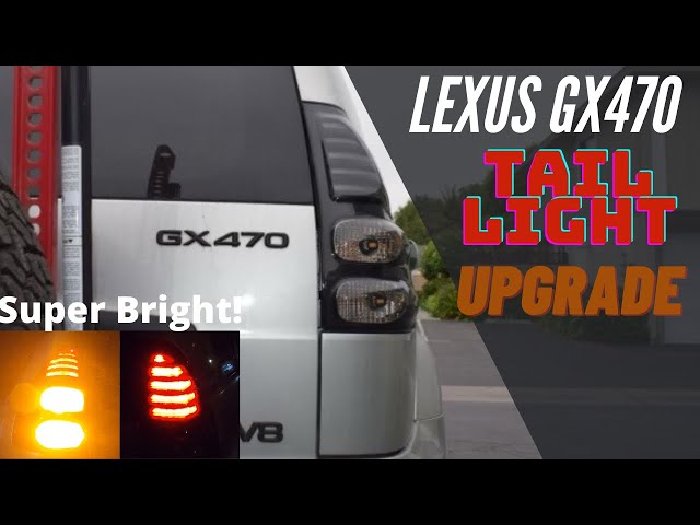 2003-2009 Lexus GX470 JDM Style Matte Black Housing w/ Light Smoke Lens ...