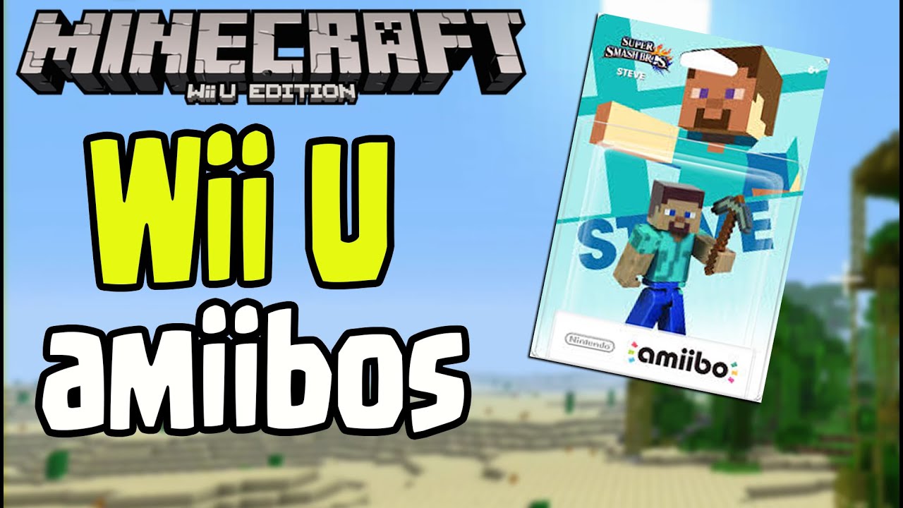 Minecraft Wii U - Amiibo Skin Packs, Texture Packs + DLC!
