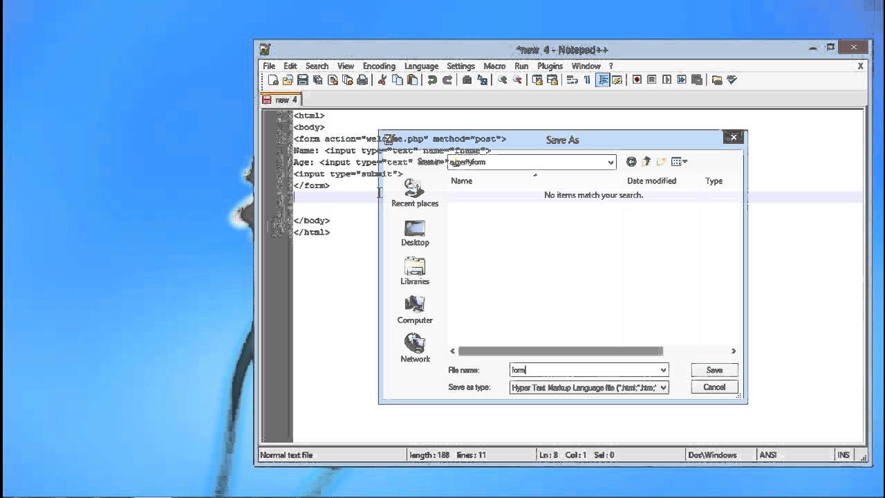 How to Create PHP Web Form