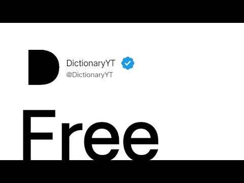 Free Meaning in English