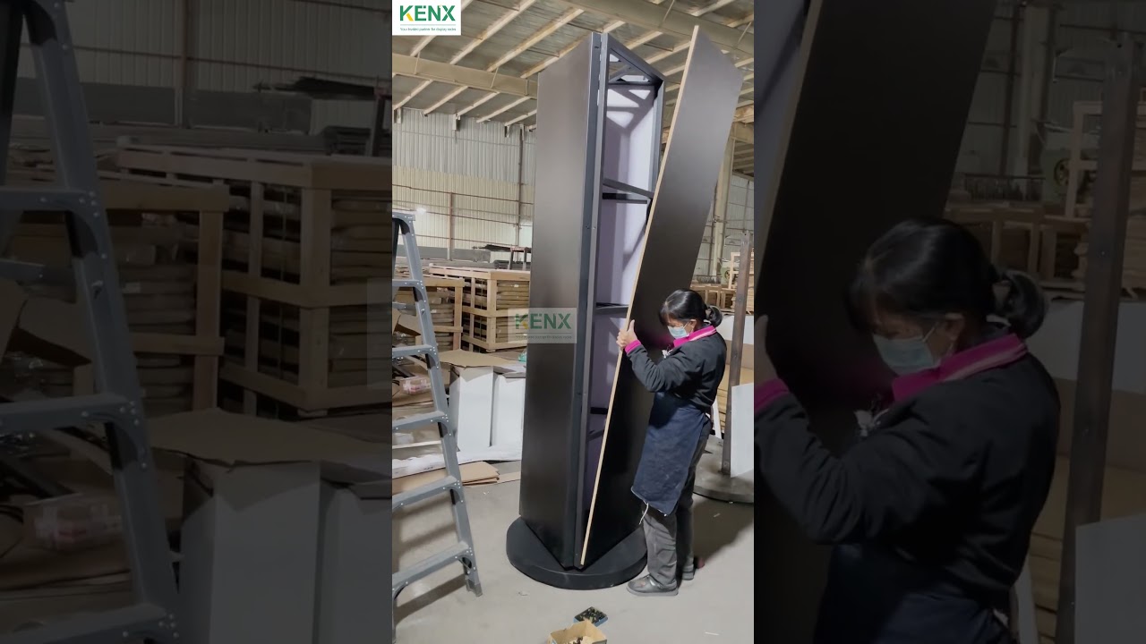 360° Rotating Display Stand for Tiles, Marble & Wood Flooring ...