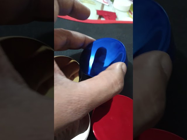 Metal Jewellery Caps - 53 mm matelic crom cap Manufacturer from New Delhi
