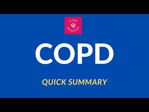 COPD : Definition, Etiology, Pathogenesis, Diagnosis, Treatment |QUICK SUMMARY|