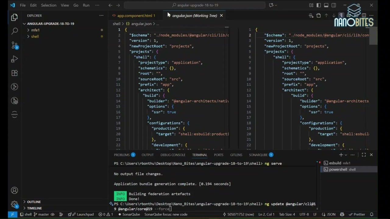 Angular upgrade 18 to 19 version #angular #angular_developer  #update #technology #upgrade