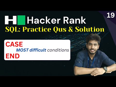 19) SQL | Hackerrank sql questions | sql tutorial | sql full course | sql tutorial for beginners