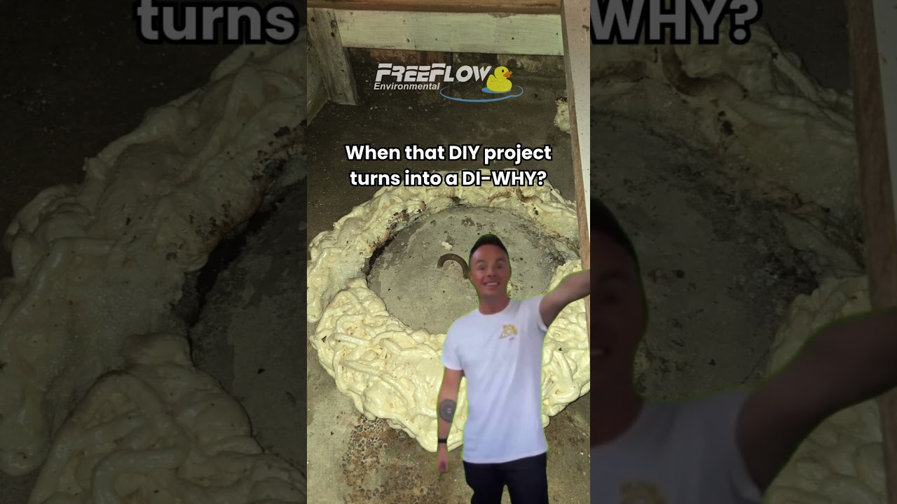 When that DIY project turns into a DI-WHY? 🤦‍♂️ #fyp #memes #septic #sewer #DIY #freeflow