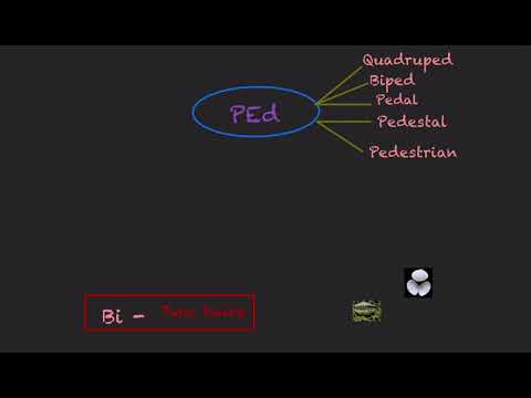 Root word ‘ped’