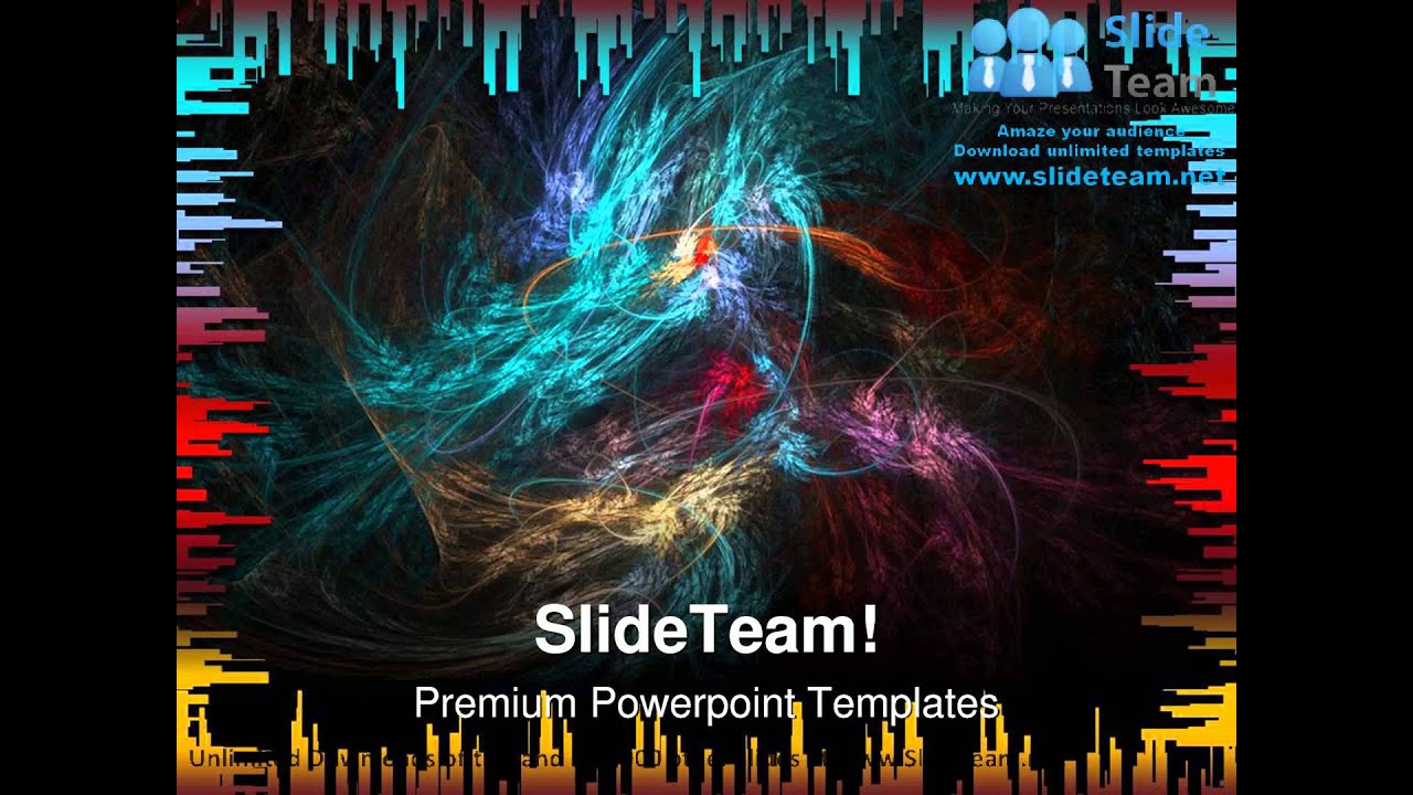 Fractal Abstract Background PowerPoint Templates Themes And Backgrounds ppt layouts