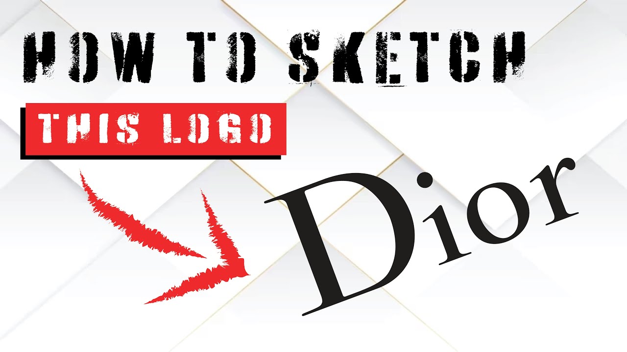 Dior Logo | Sketch #art #drawing #sketch #dior #fashion #paris #london #trending #viral #logo #howto