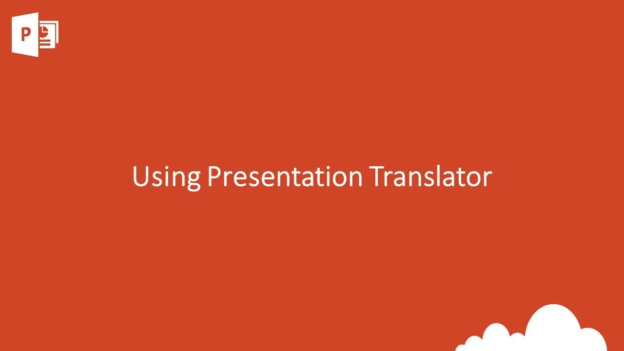 How to Use Presentation Translator for PowerPoint