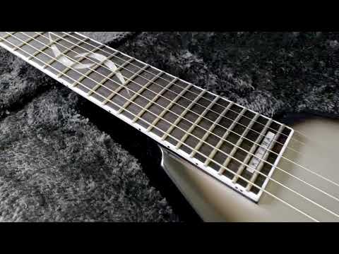 Rare ESP E-II Jesse Liu “Katana” Signature Silverburst Arrow | Reverb