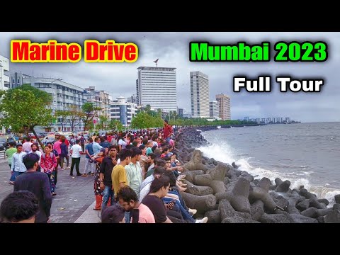 Marine Drive Mumbai 2023 | marine drive | marine drive mumbai today | marine drive latest video |