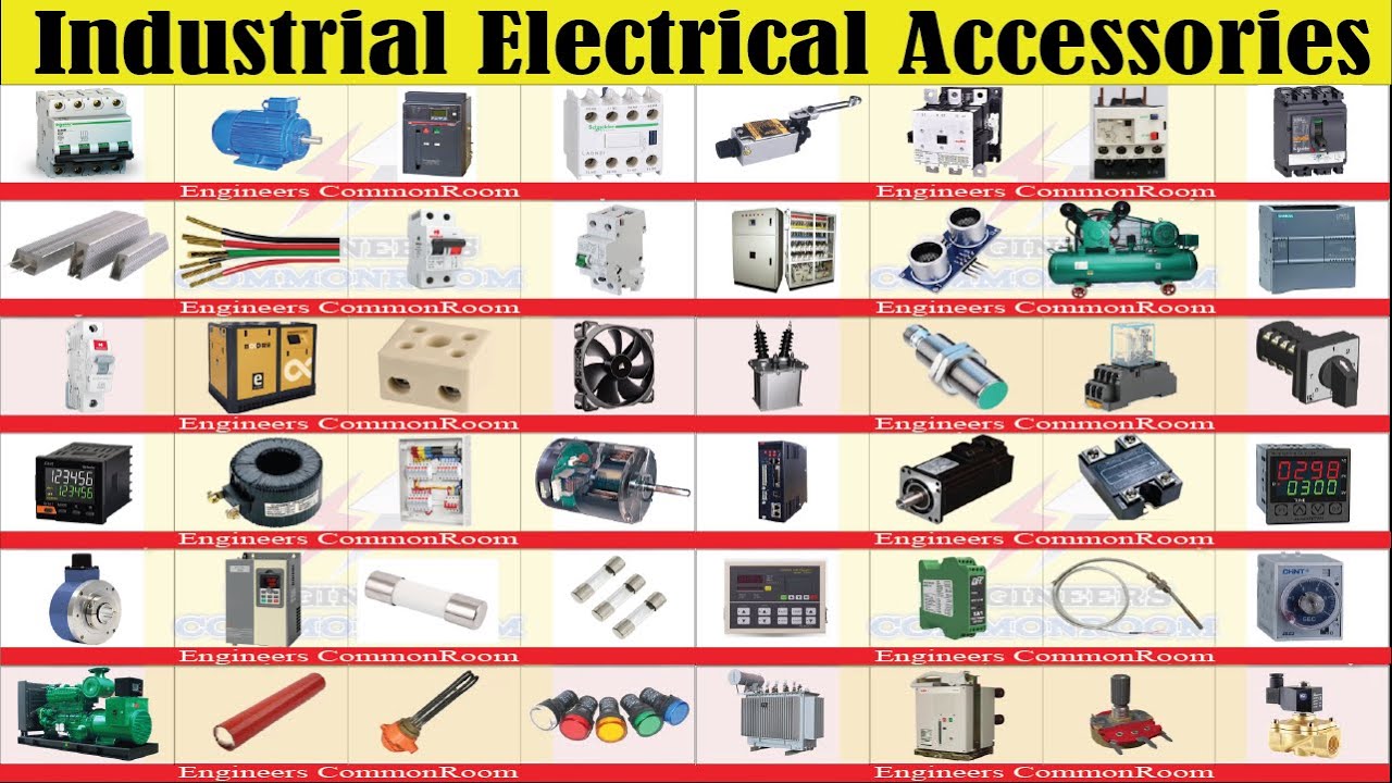 Industrial Electrical Accessories। Engineers CommonRoom । Electrical Circuit Diagram