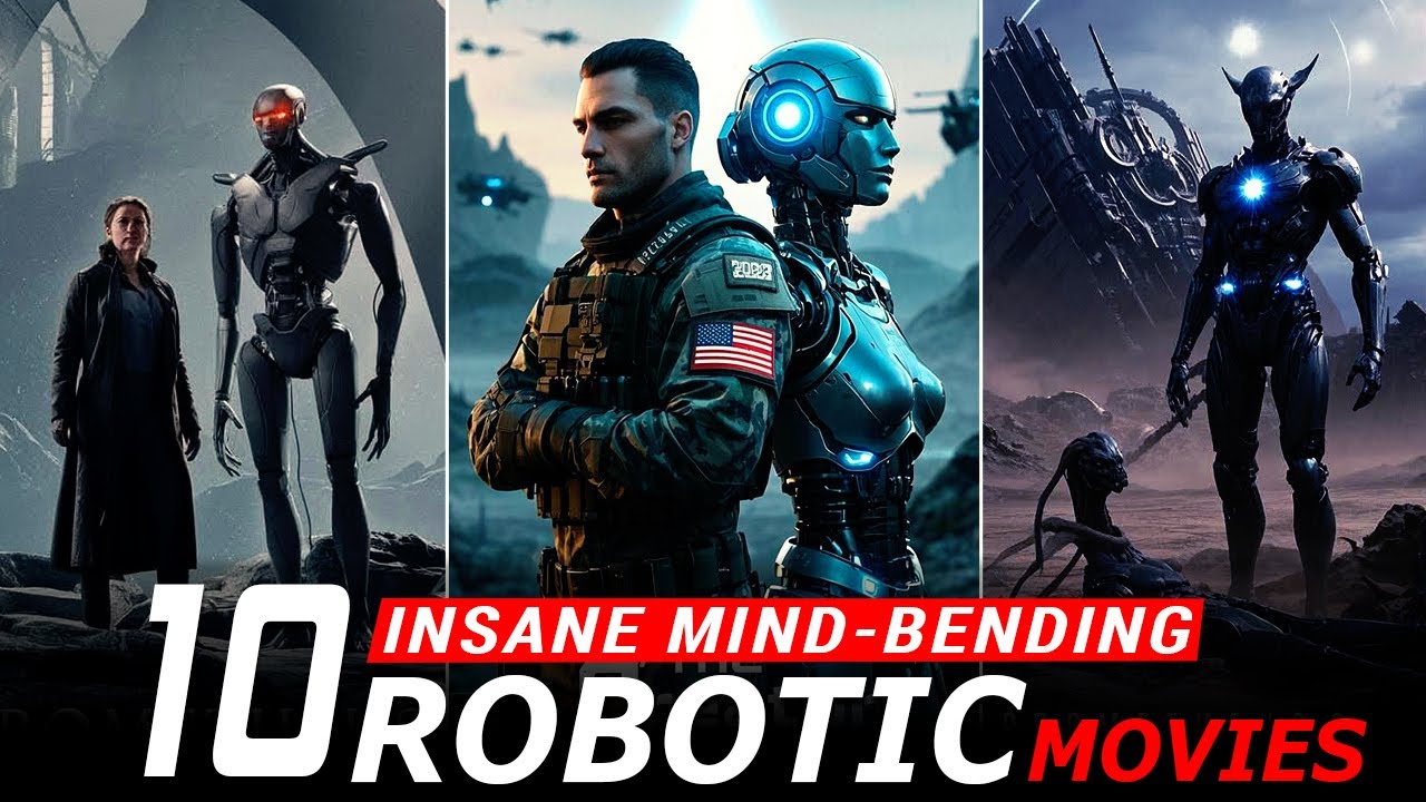 Top 10 Insane Robot Movies That Redefined Sci Fi Cinema | From Friendly Bots to Deadly Machines!
