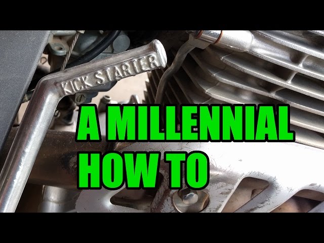Converting Kickstart Motorcycle Electric Start | Reviewmotors.co