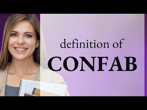 Confab | meaning of CONFAB