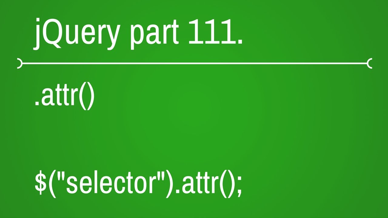 jquery attr function - part 111