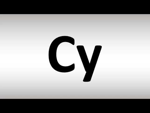 How to Pronounce Cy