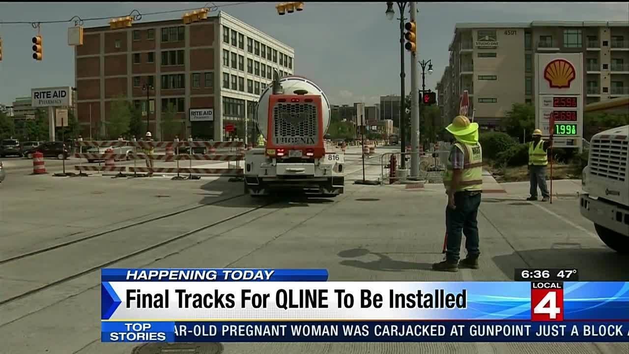 Final tracks for QLine to be installed