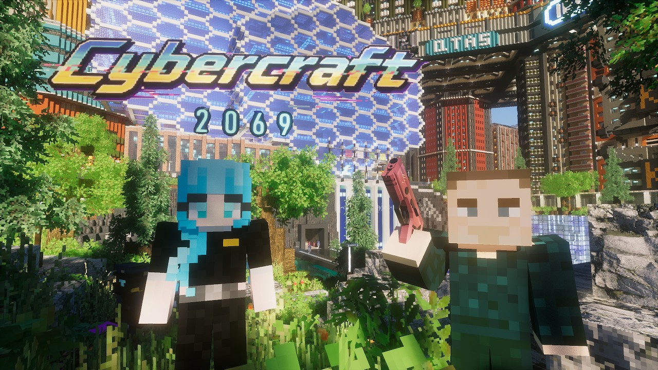 Cybercraft 2069 Official Trailer | Minecraft Cyberpunk Server