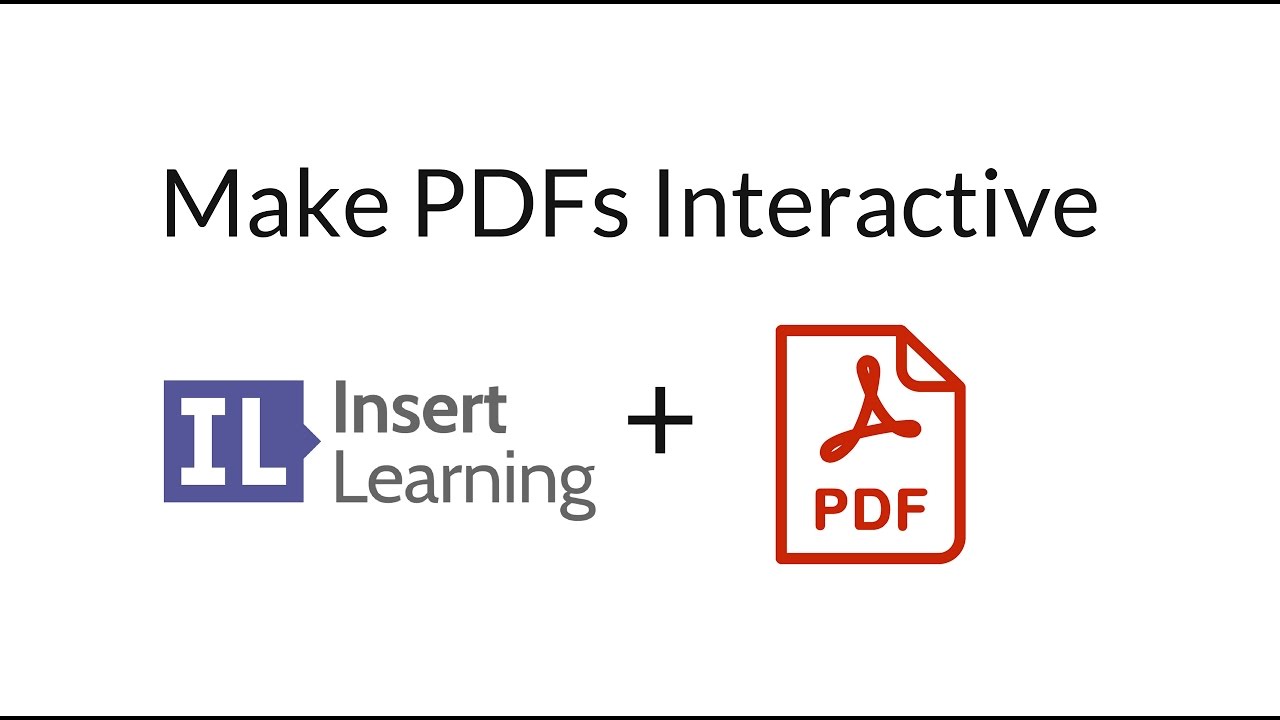 Use PDFs with InsertLearning