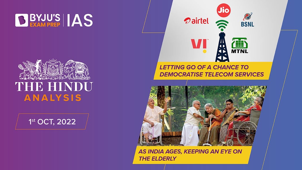 'The Hindu' Newspaper Analysis for 1 Oct 2022 | Current Affairs for Today | UPSC Prelims & IAS Prep