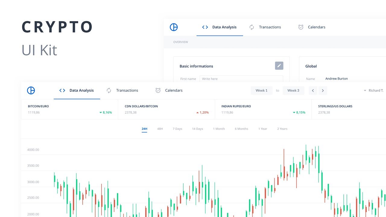 Crypto Dashboard UI Kit - Overview