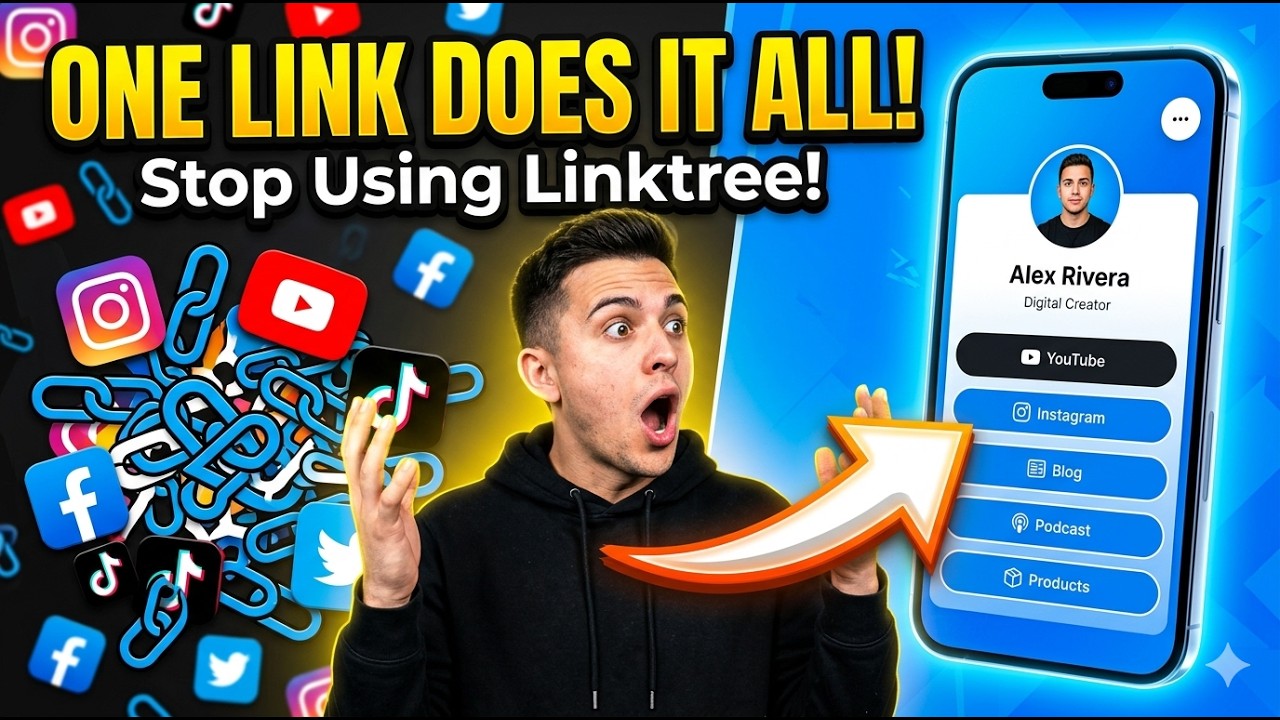 Stop Using Linktree! Build a Stunning Link-in-Bio Website in Minutes (Linkero Review) 🚀