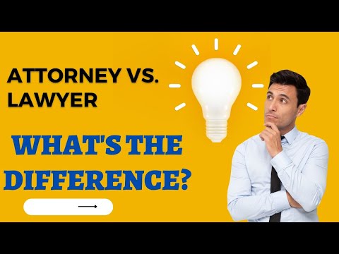 Attorney vs. Lawyer  | What's the Difference? Explained Everything's 2022/23