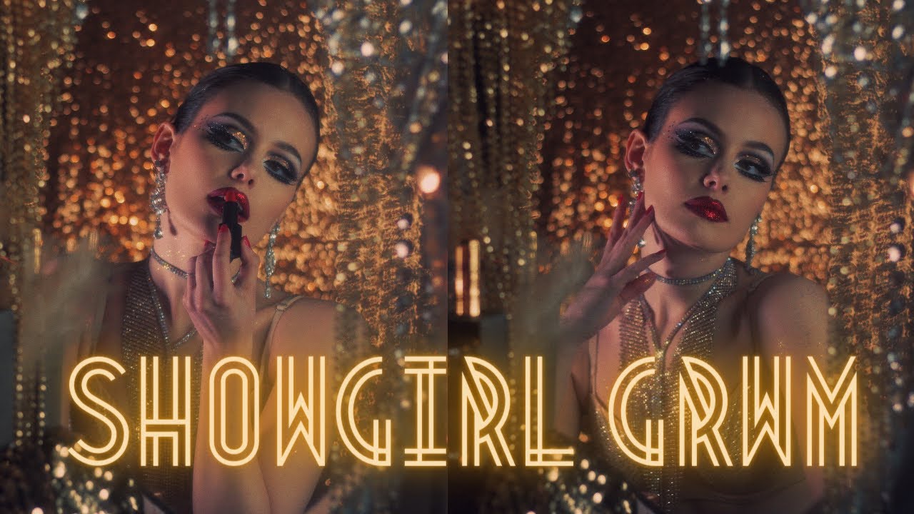 show time | burlesque/showgirl makeup grwm | @tatianaroseart