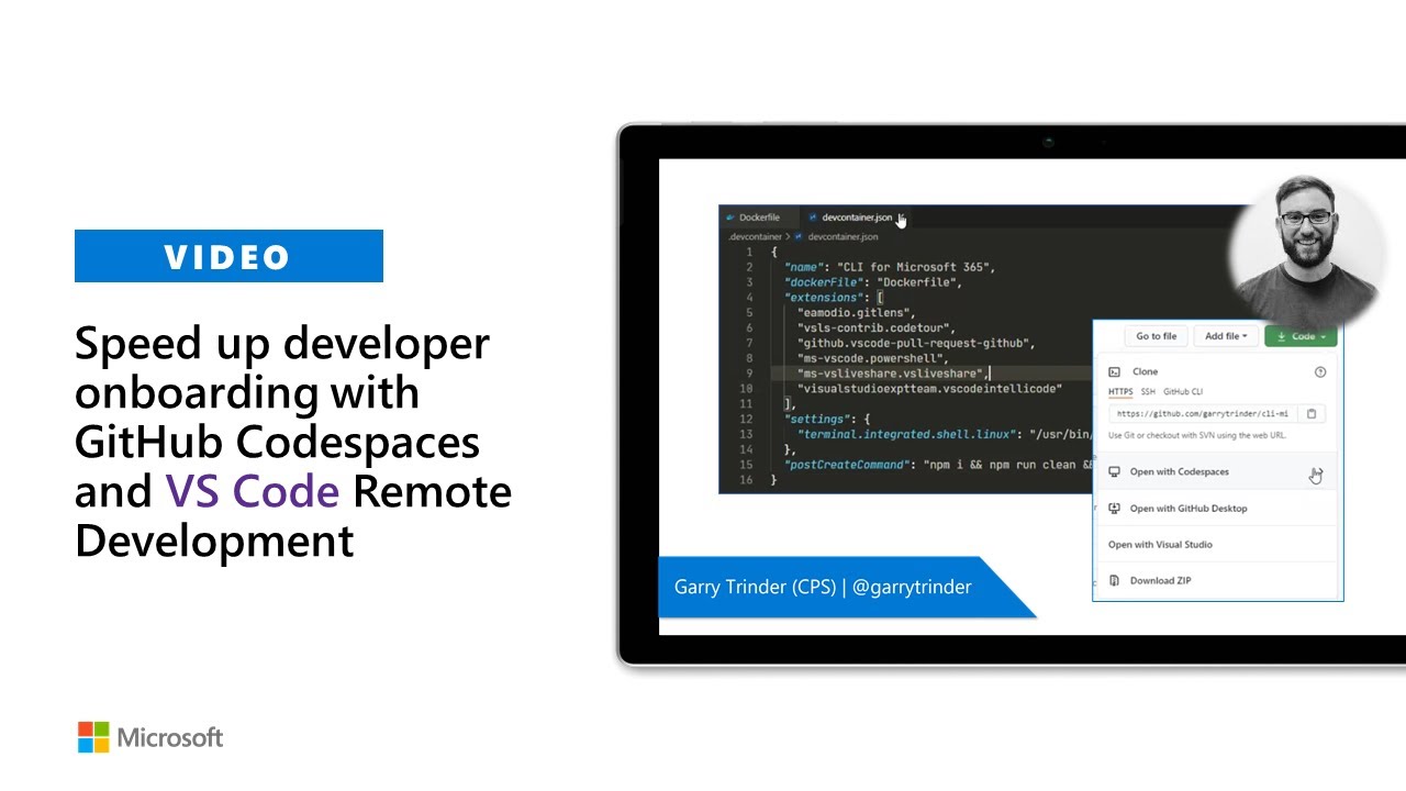 Speed up developer onboarding with GitHub Codespaces and VS Code Remote Development