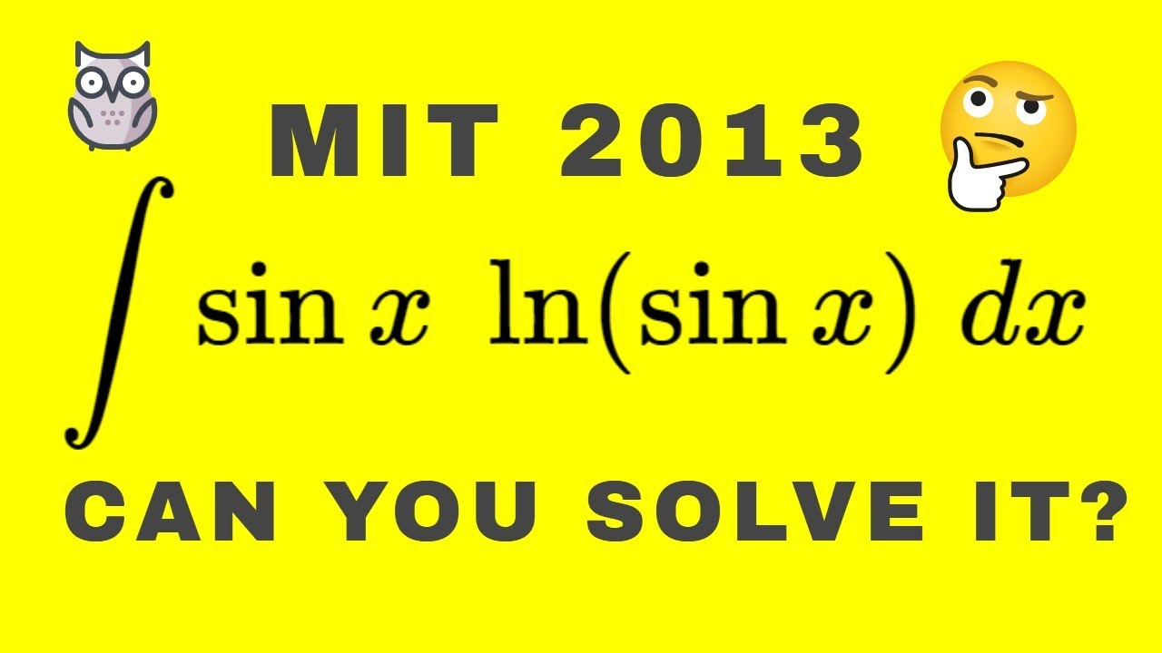 MIT Integration Bee 2013 #20